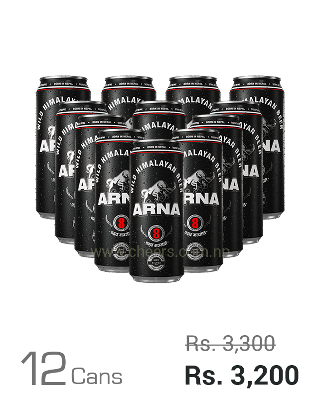 Arna 8 Can 500ML x 12 Cans - Cheers Online Store Nepal
